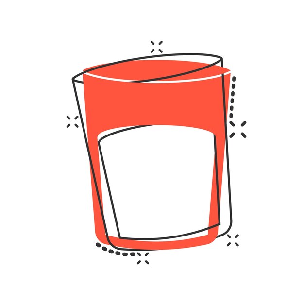 Premium Vector | Water glass icon in comic style soda glass vector ... Premium Vector | Water glass icon in comic style soda glass vector ...