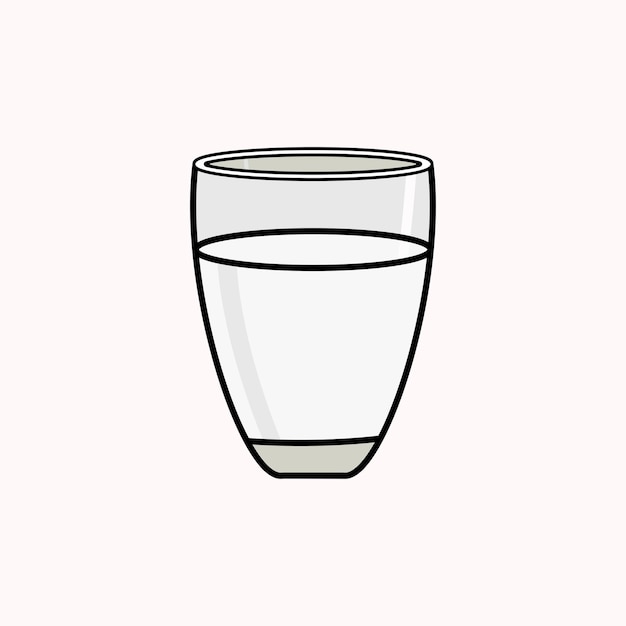 Premium Vector Water Glass Vector Sketch Design