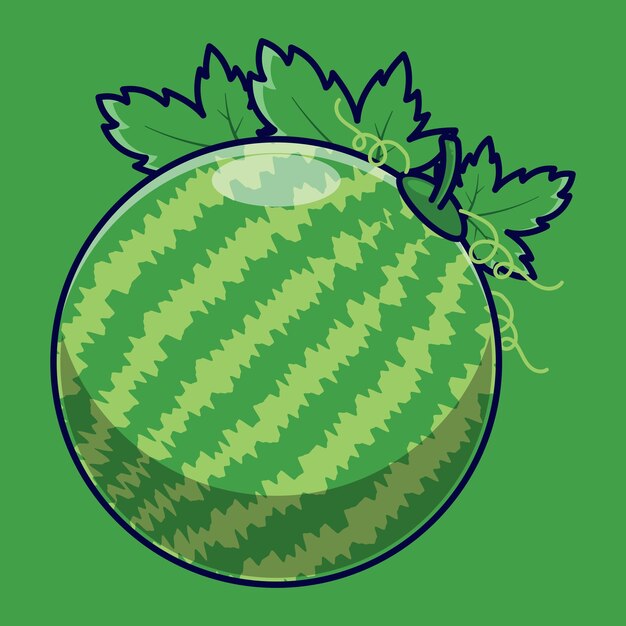 Premium Vector | Watermelon Fruit Vector Illustration Premium Vector | Watermelon Fruit Vector Illustration