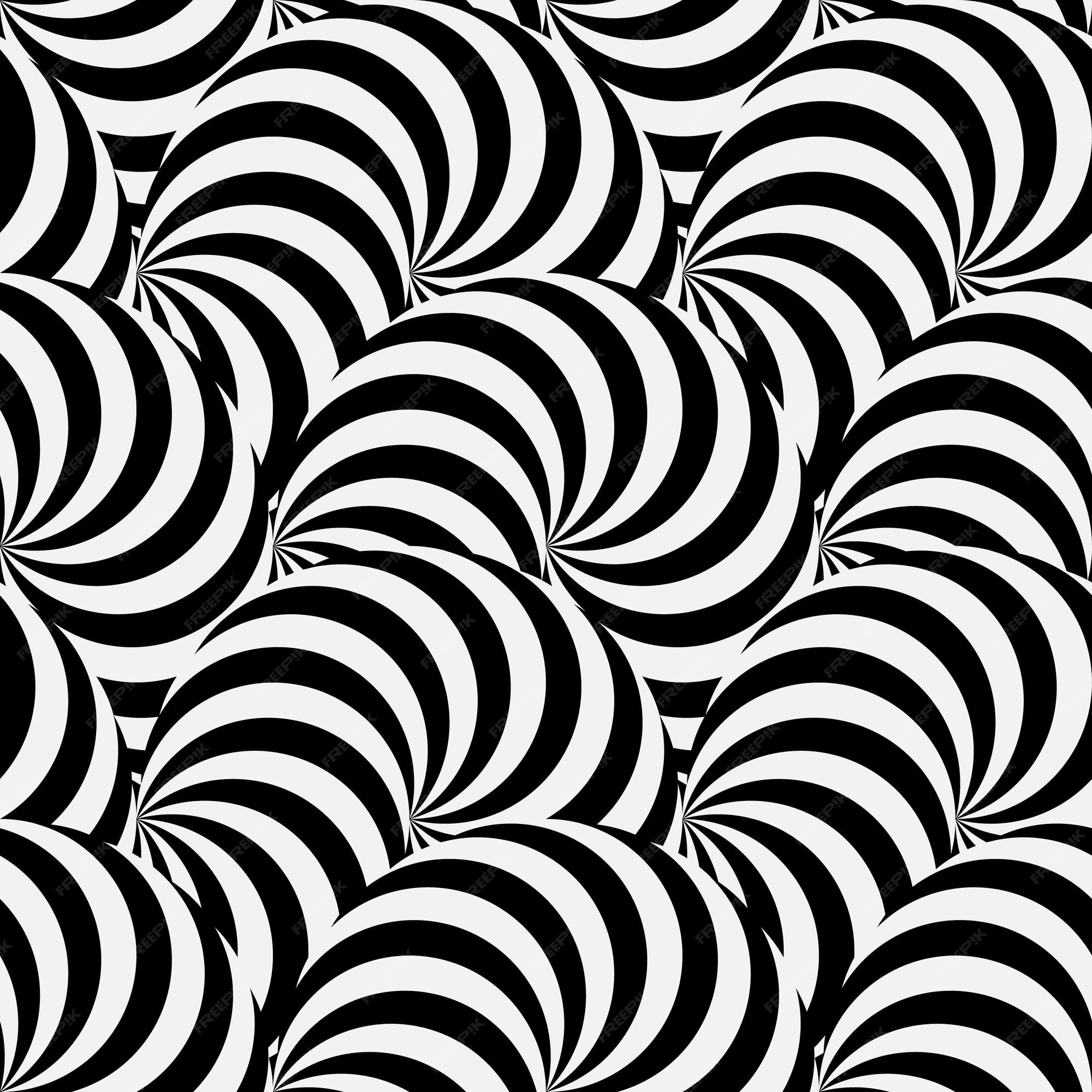 Premium Vector | Wave optical illusion seamless pattern Premium Vector | Wave optical illusion seamless pattern