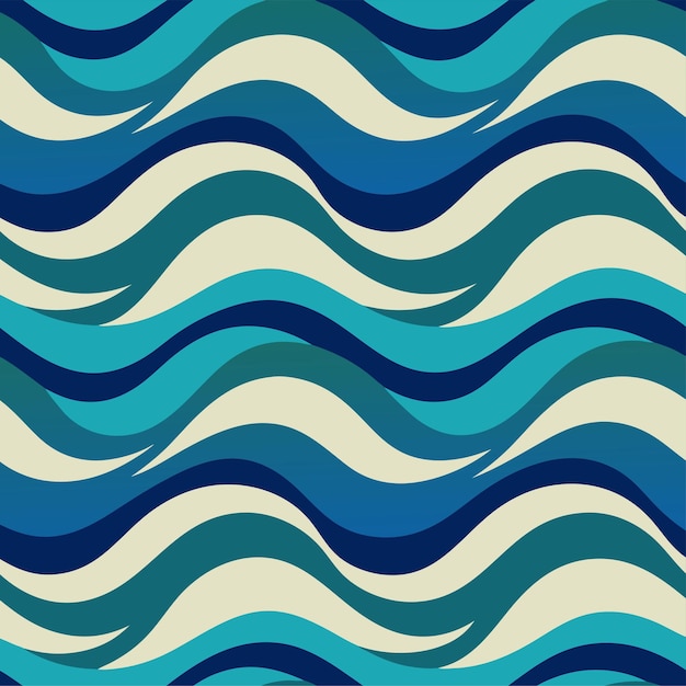 Wave seamless pattern vector art and illustration | Premium AI ... Wave seamless pattern vector art and illustration | Premium AI ...