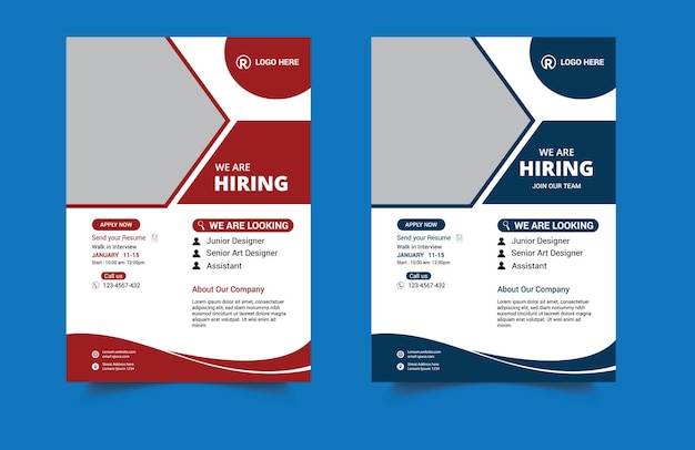 Premium Vector | We are hiring flyer design bundle Job Vacancy Flyer ... Premium Vector | We are hiring flyer design bundle Job Vacancy Flyer ...