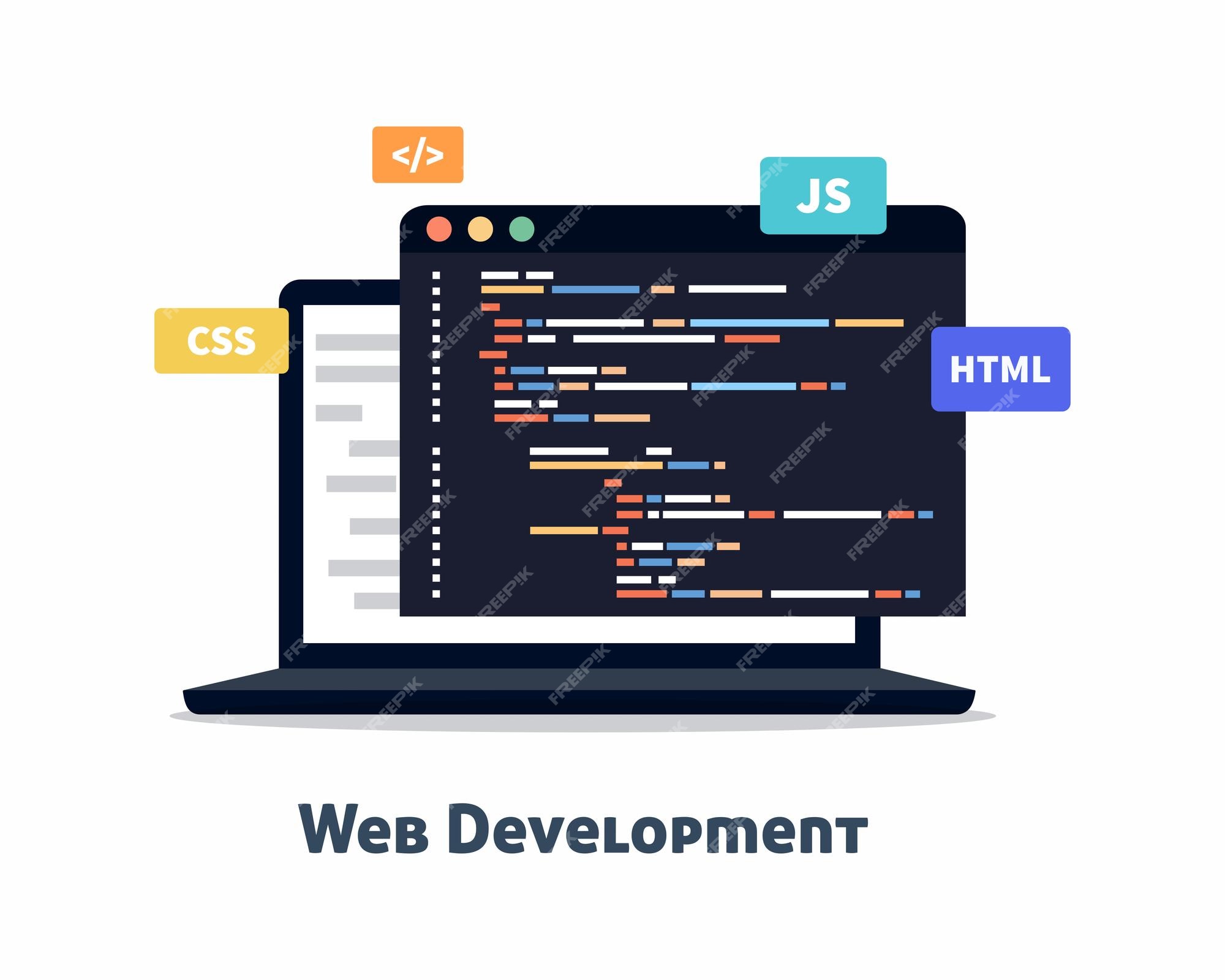Premium Vector Web Design And Software Development Engineering