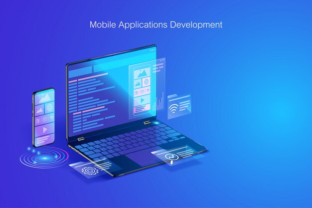 Premium Photo Web Development Coding And Programming Responsive 2368