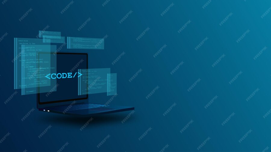 Premium Vector | Web Development Coding Programming Data Analysis ...