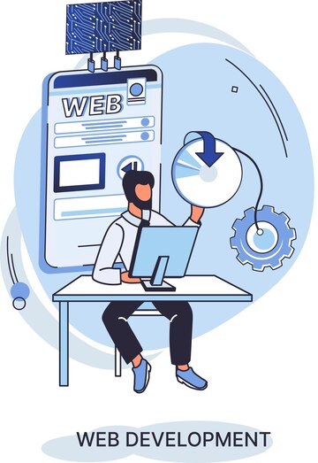 Premium Vector | Web development coding and programming responsive ...