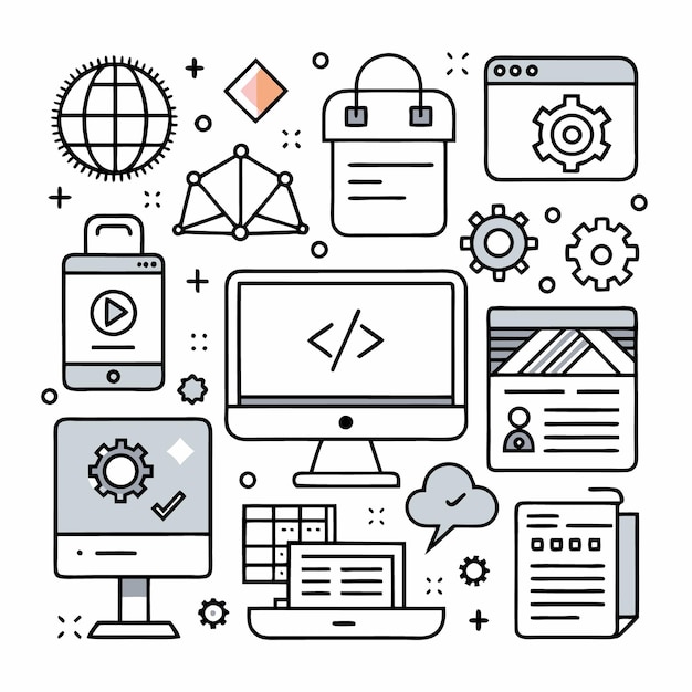 Web Dev Symbols Images - Free Download on Freepik