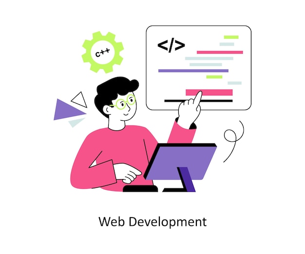 Premium Vector | Web Development Flat Style Design Vector illustration ... Premium Vector | Web Development Flat Style Design Vector illustration ...