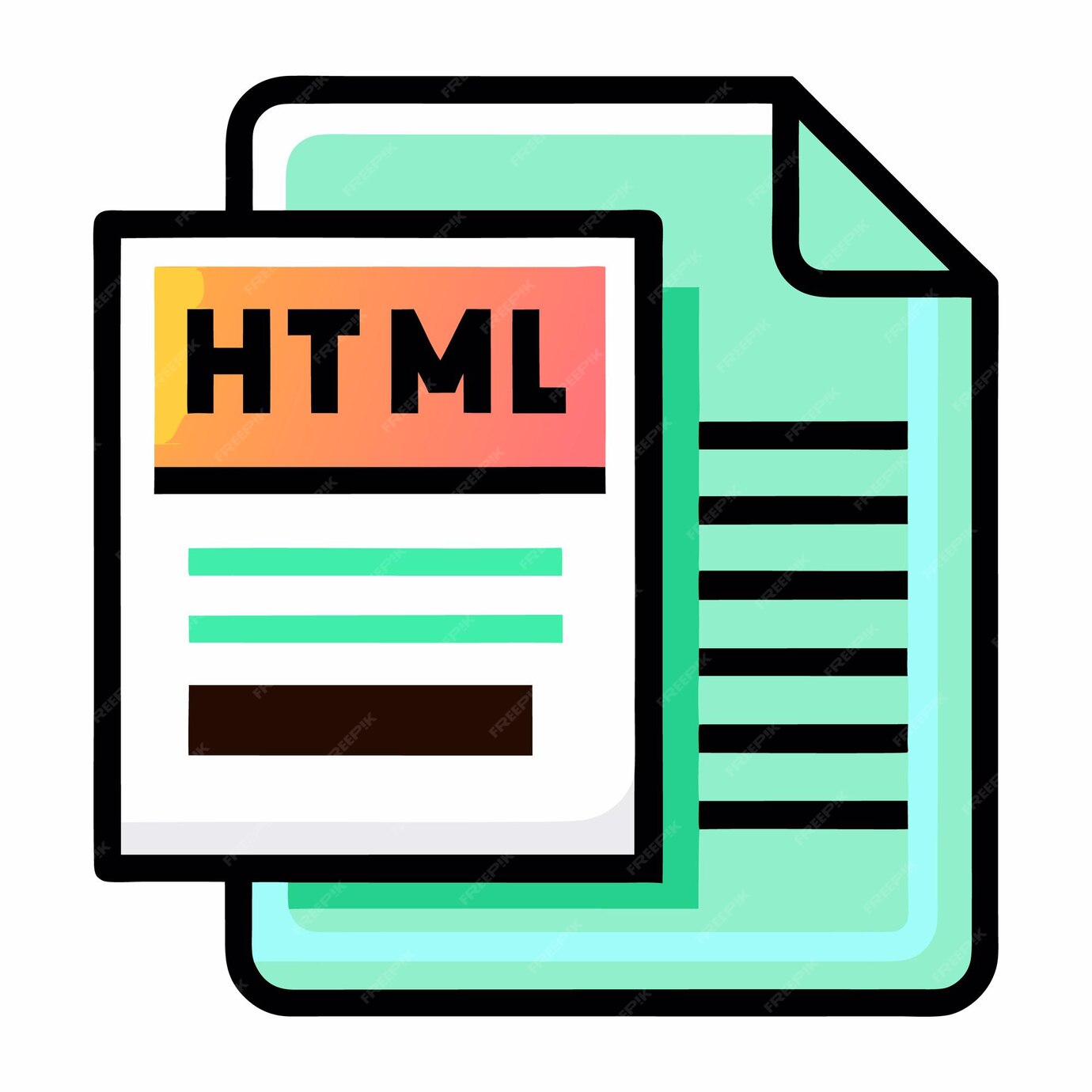 Web Development HTML Code Icon web and Data Technology and digital ...
