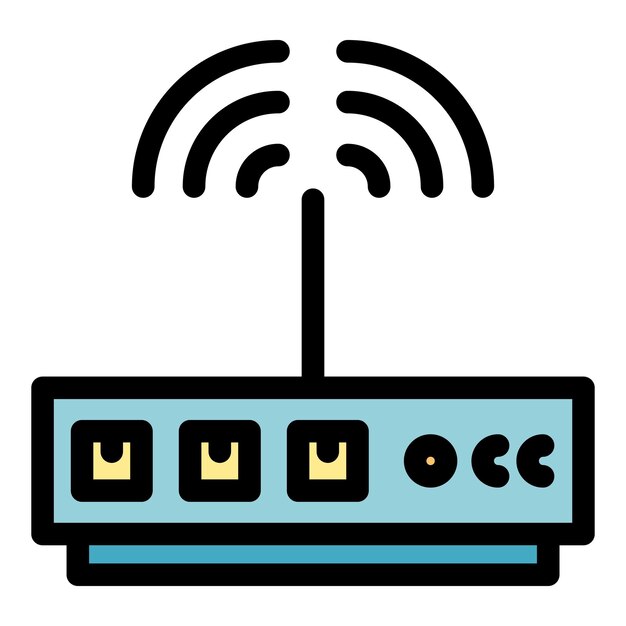 Premium Vector | Web modem icon outline web modem vector icon color ... Premium Vector | Web modem icon outline web modem vector icon color ...