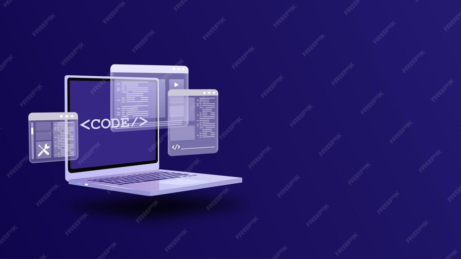 Premium Vector Web Programming And Development Code Testing With