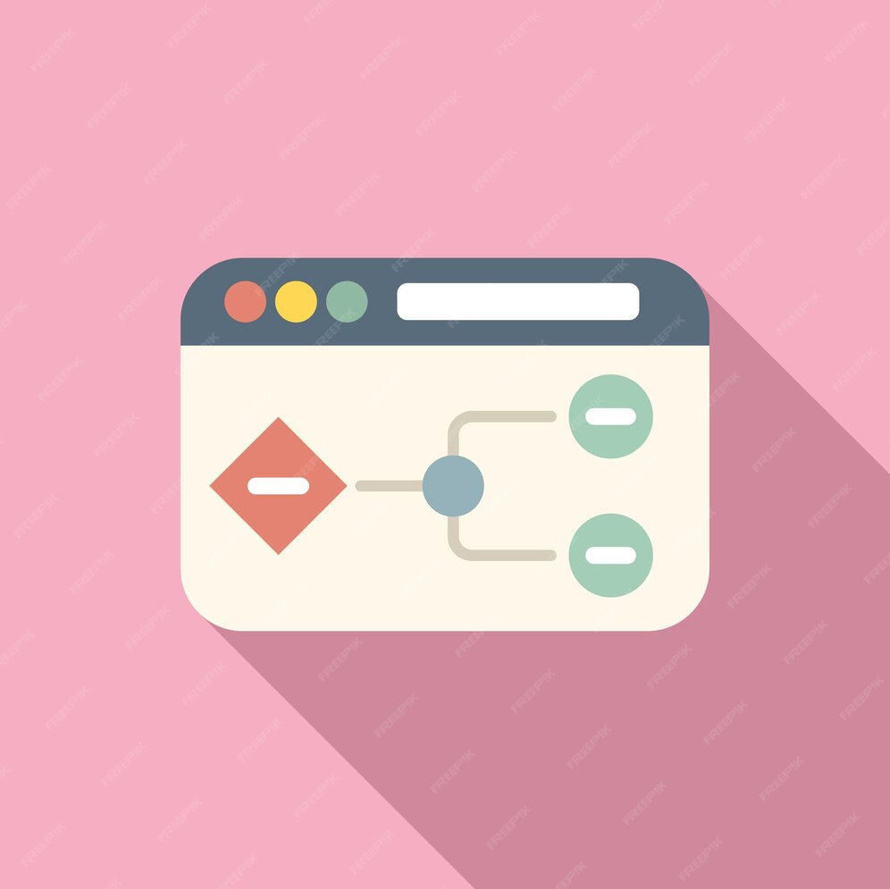 Premium Vector | Web scheme api icon flat vector Interface website ...