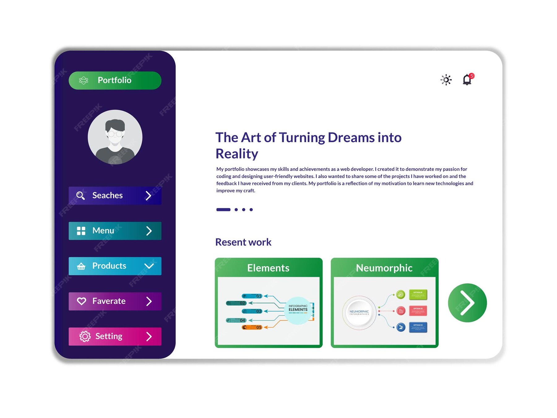 Premium Vector | Web UIUX design web development concept Web design ...