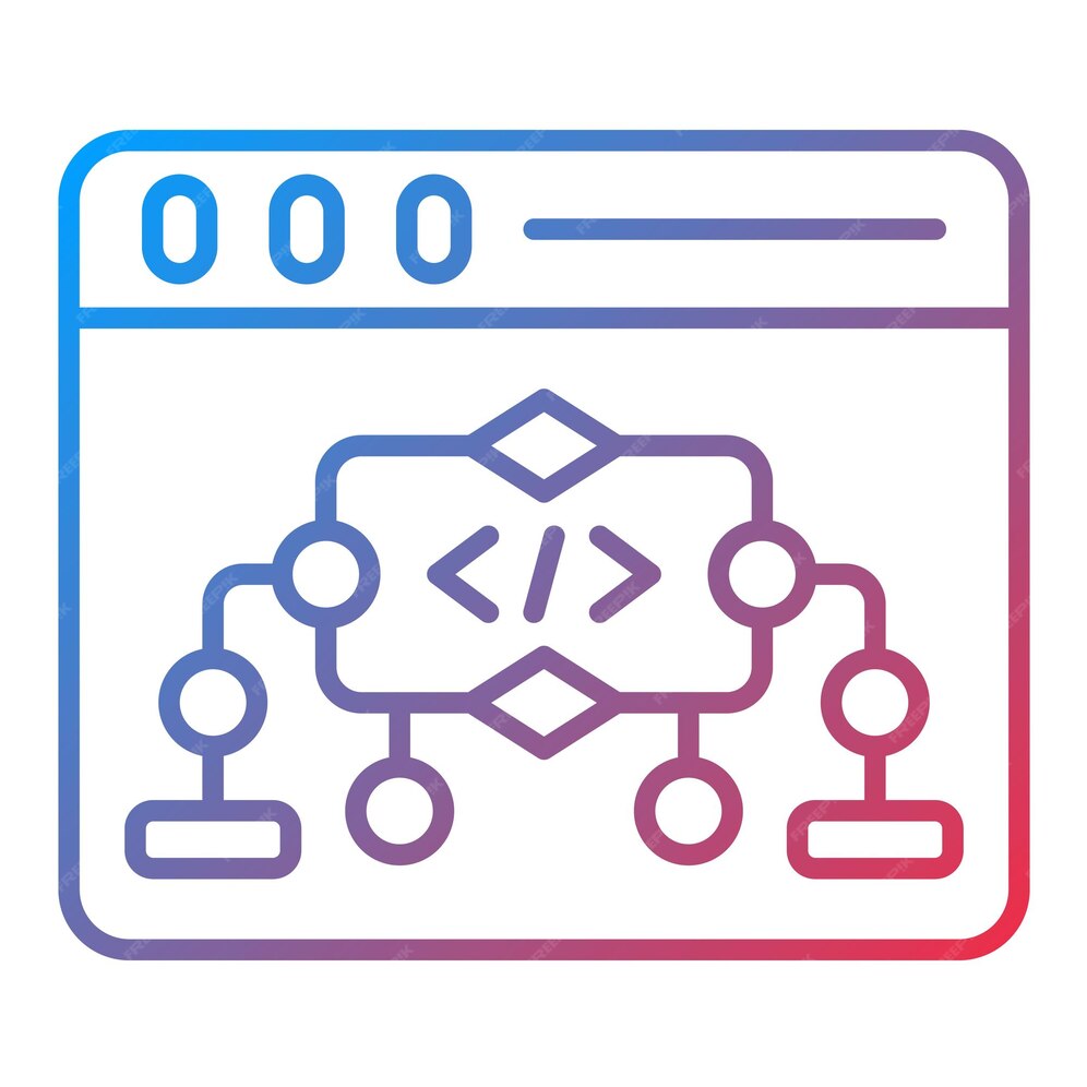 Premium Vector | Website Algorithm icon vector image Can be used for ...