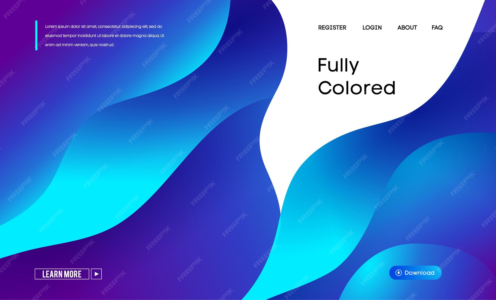 Premium Vector | Website background modern abstract illustration with ...