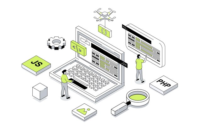 Page 7 | Isometric Web Vectors & Illustrations for Free Download