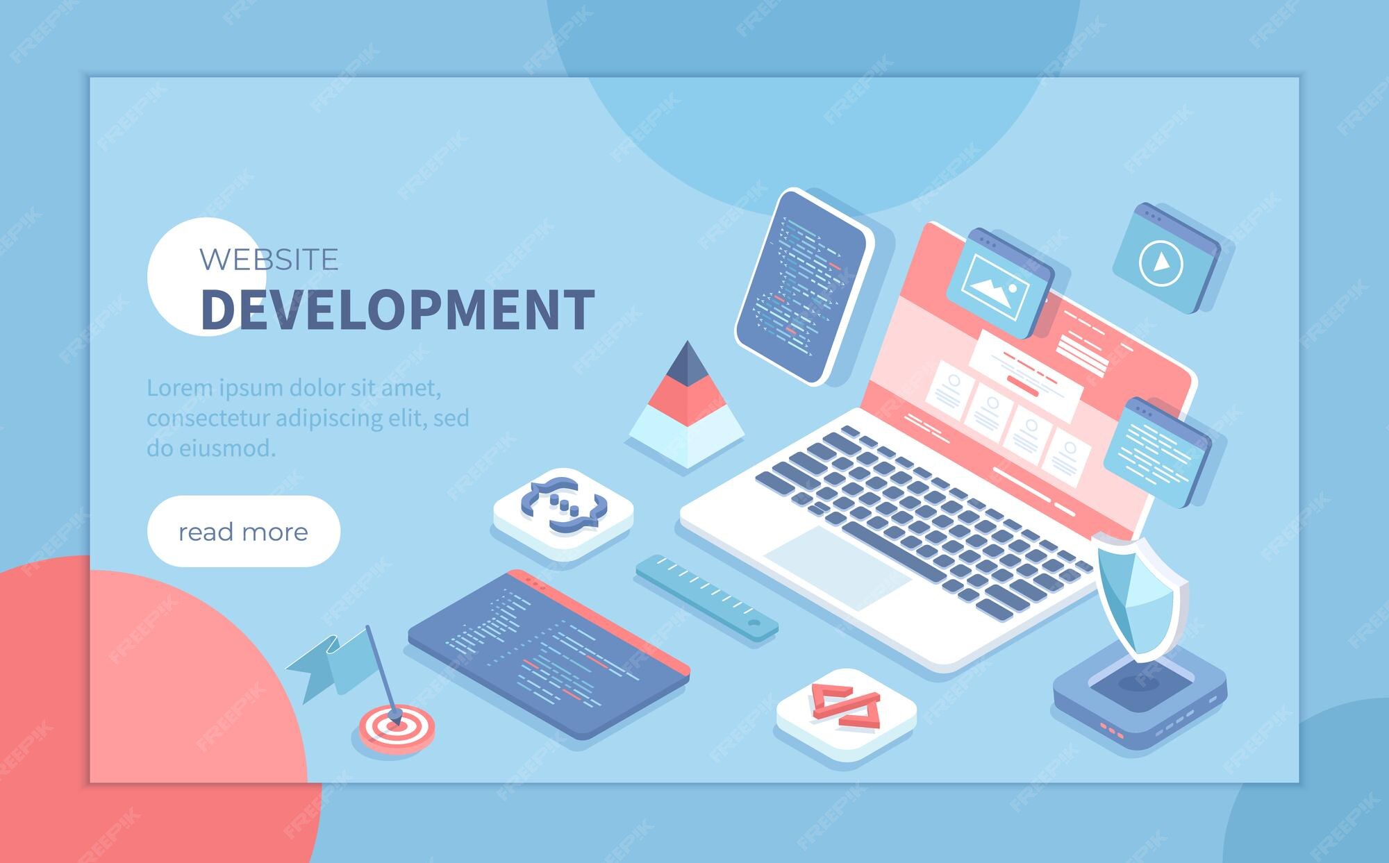 Premium Vector | Website Development Programming Coding Design user experience UX user interface ...