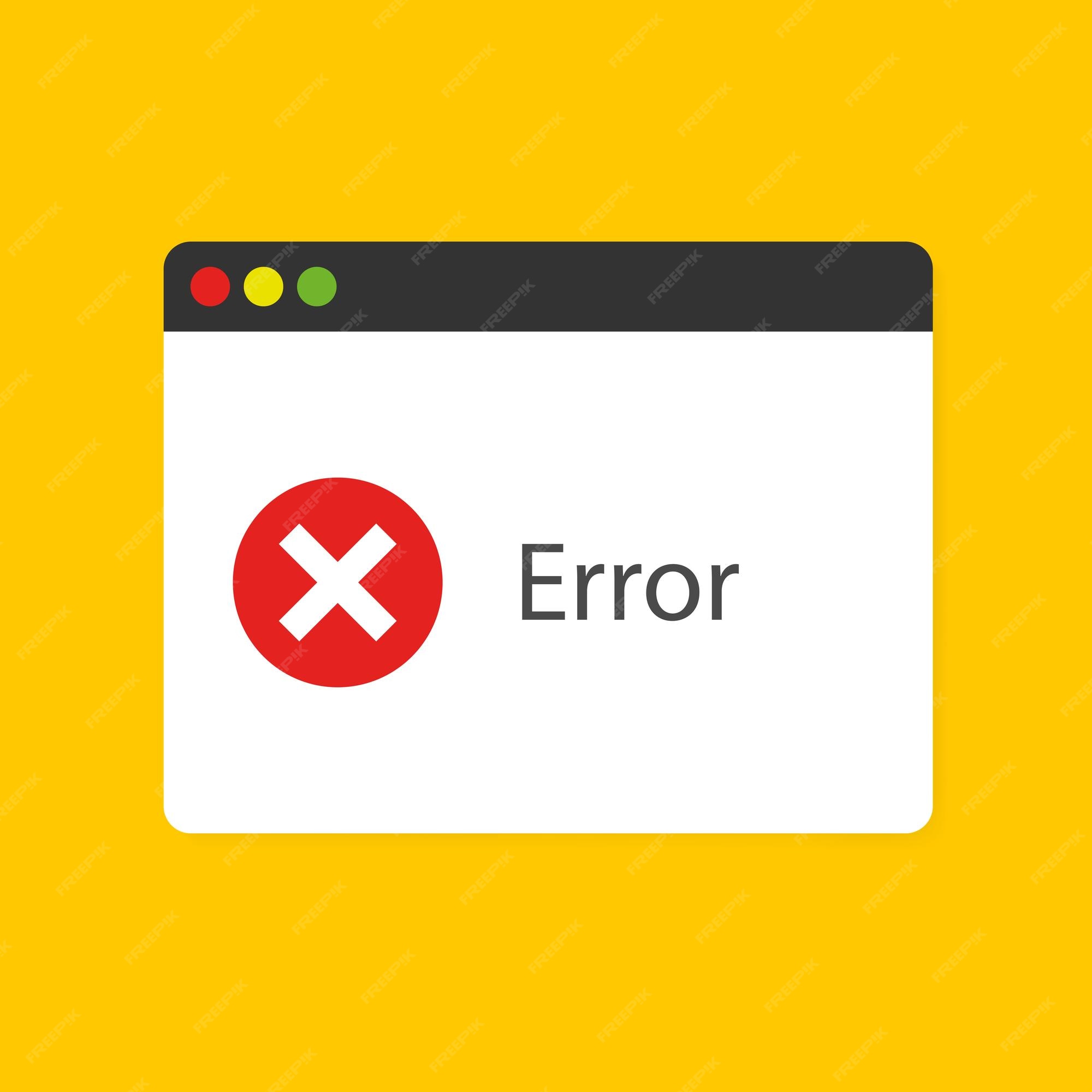 Premium Vector Website With Error Text Line Icon Website Browser