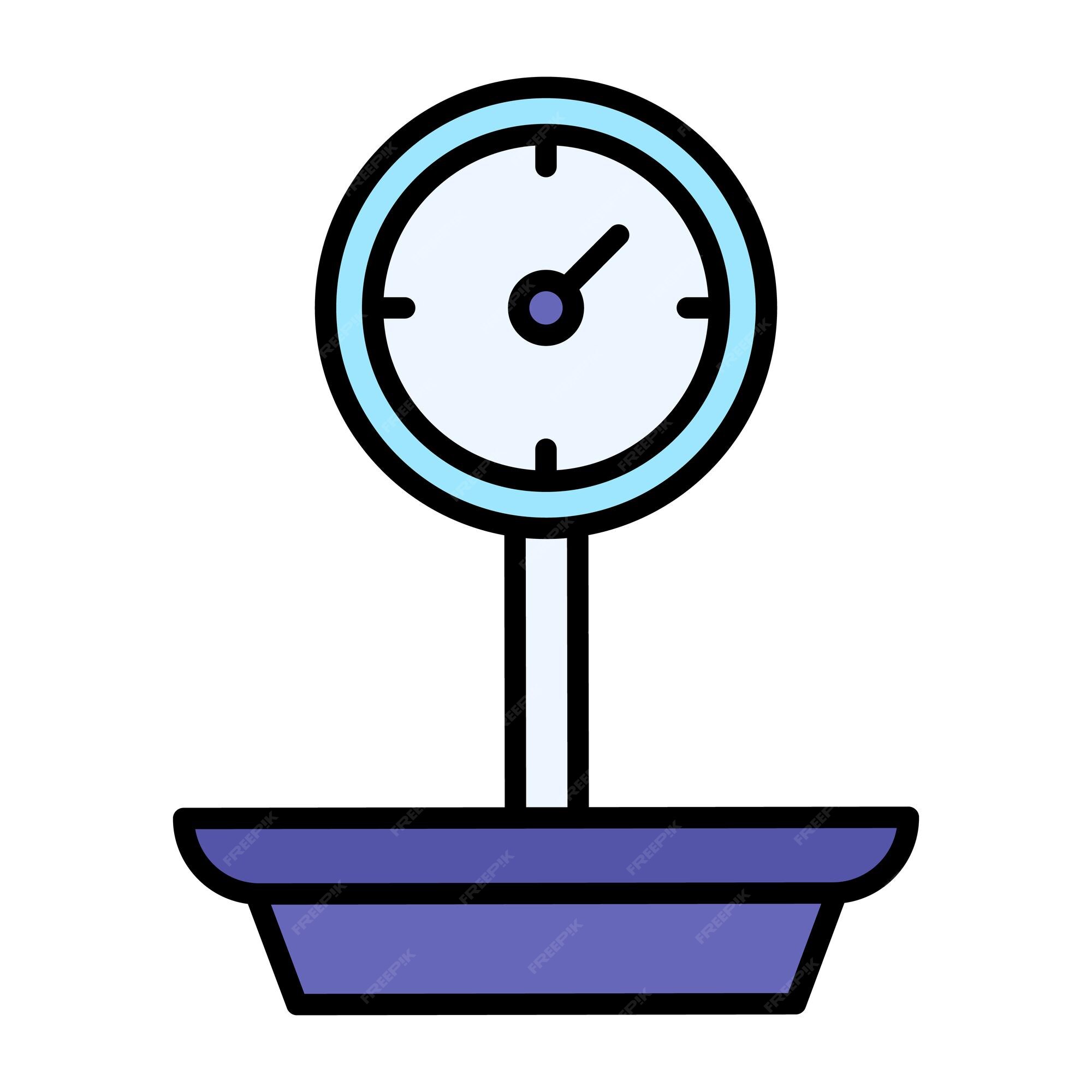 Premium Vector | Weight machine flat illustration Premium Vector | Weight machine flat illustration