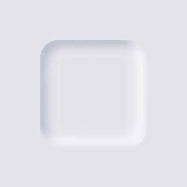 Premium Vector White Neumorphism Soft Ui Design For Web Design Application Ui And More Blank