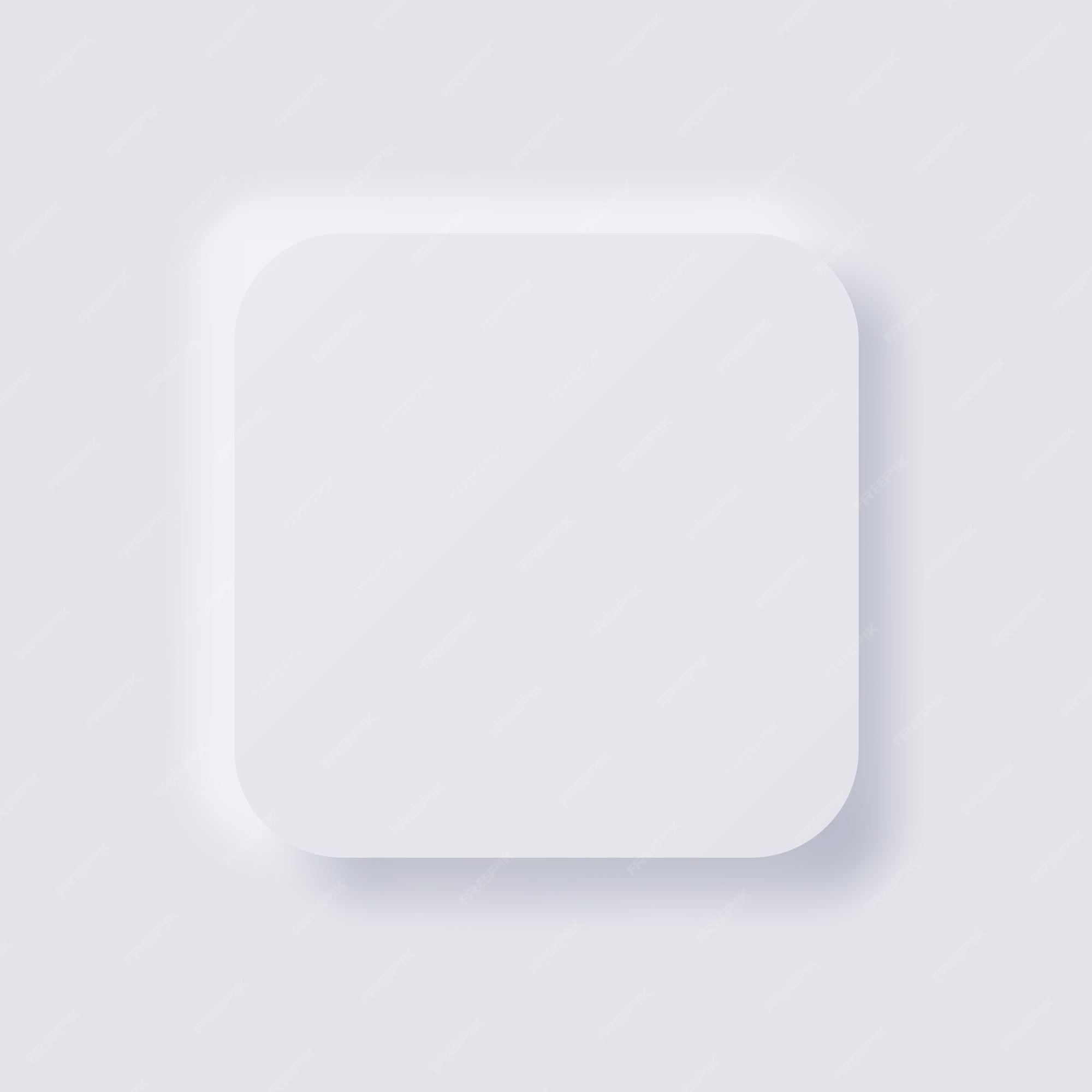 Premium Vector | White neumorphism soft ui design for web design, application ui and more, blank ...