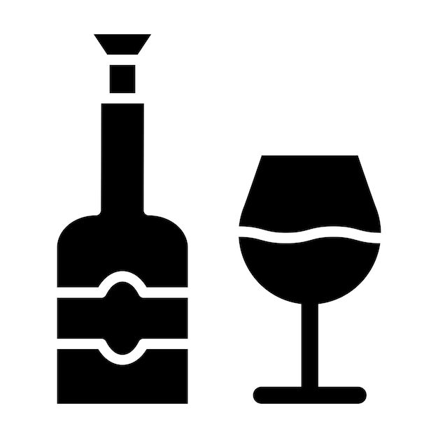Premium Vector Wine Vector Icon Design Illustration