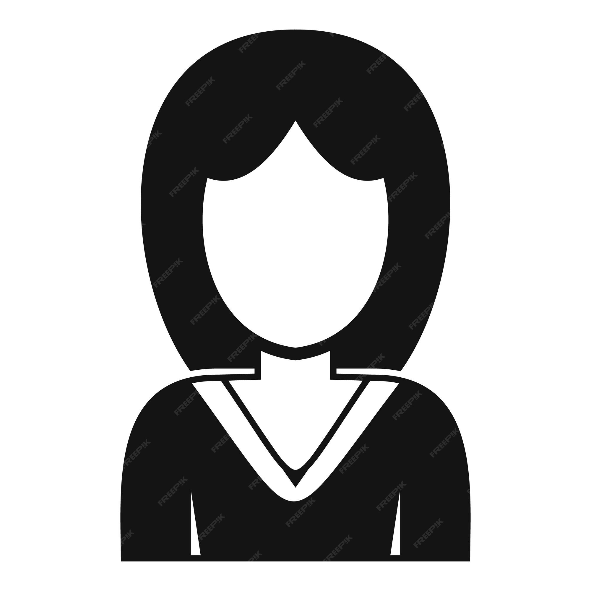 Premium Vector | Woman avatar profile icon Simple illustration of woman ... Premium Vector | Woman avatar profile icon Simple illustration of woman ...