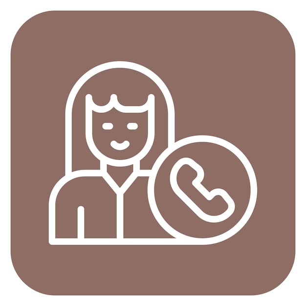 Premium Vector Woman Talking On Call Vector Illustration