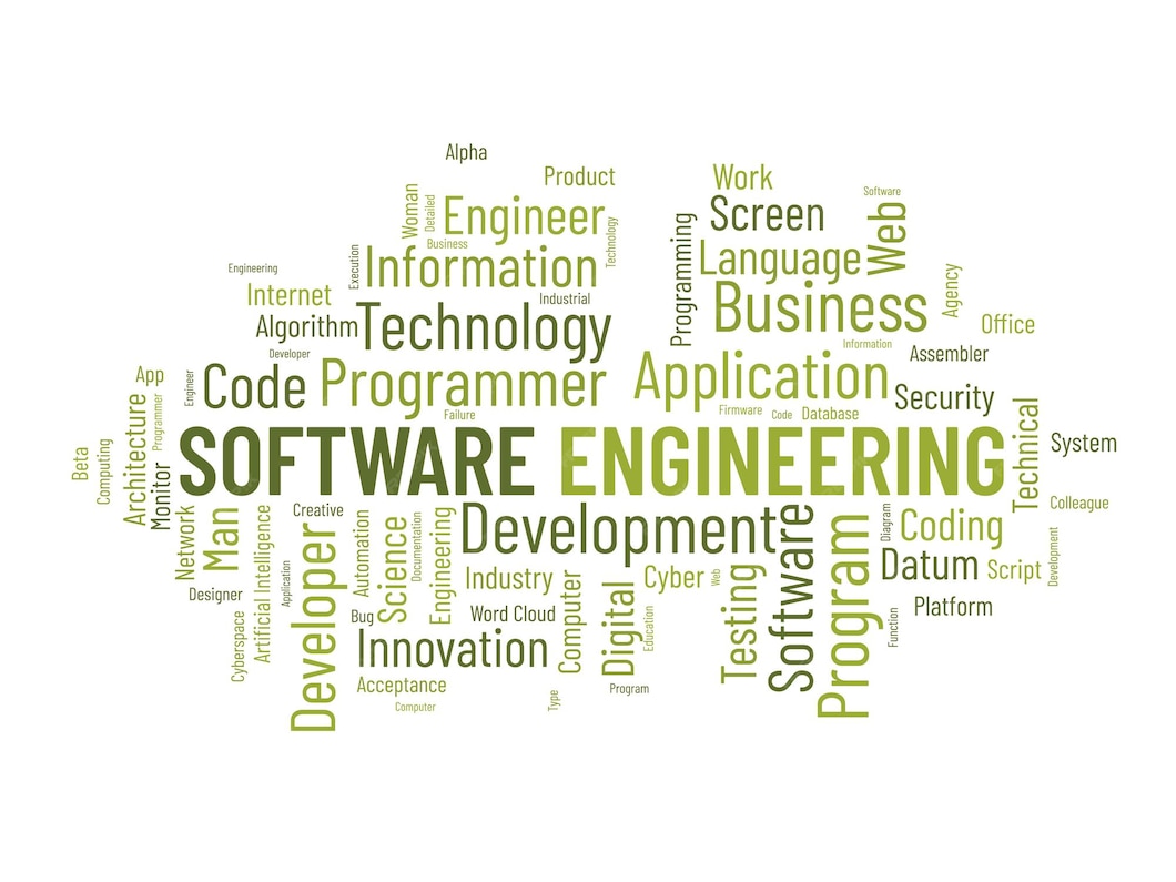 Premium Vector | Word cloud background concept for software engineering computer programming ...