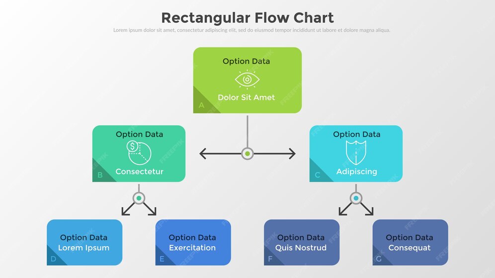 Premium Vector | Workflow diagram or flow chart with colorful ...