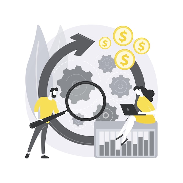 Premium Vector | Workflow process abstract concept illustration. Premium Vector | Workflow process abstract concept illustration.