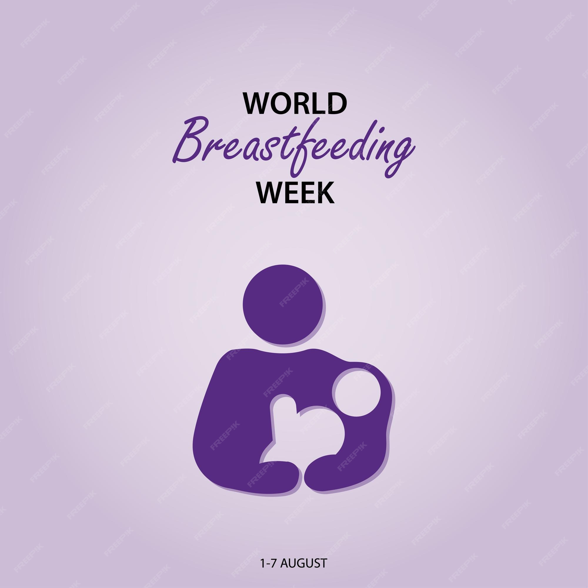 Premium Vector World Breastfeeding Week