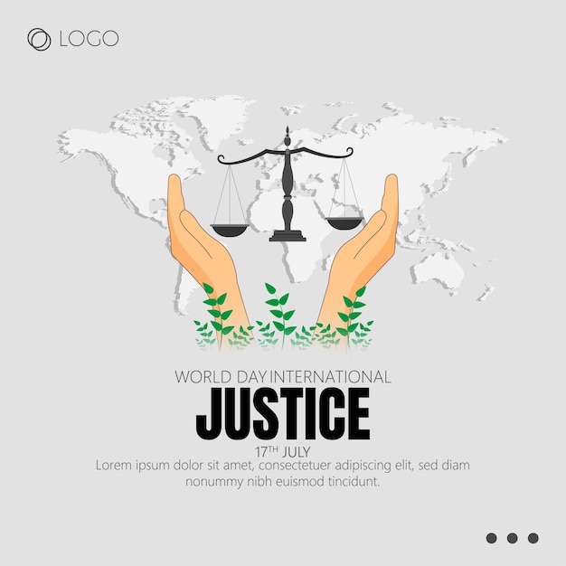 Premium Vector | World Day International Justice Day4 Premium Vector | World Day International Justice Day4