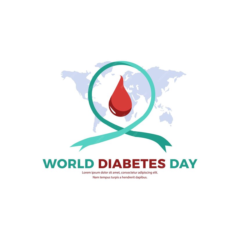 Premium Vector World Diabetes Day Background Design