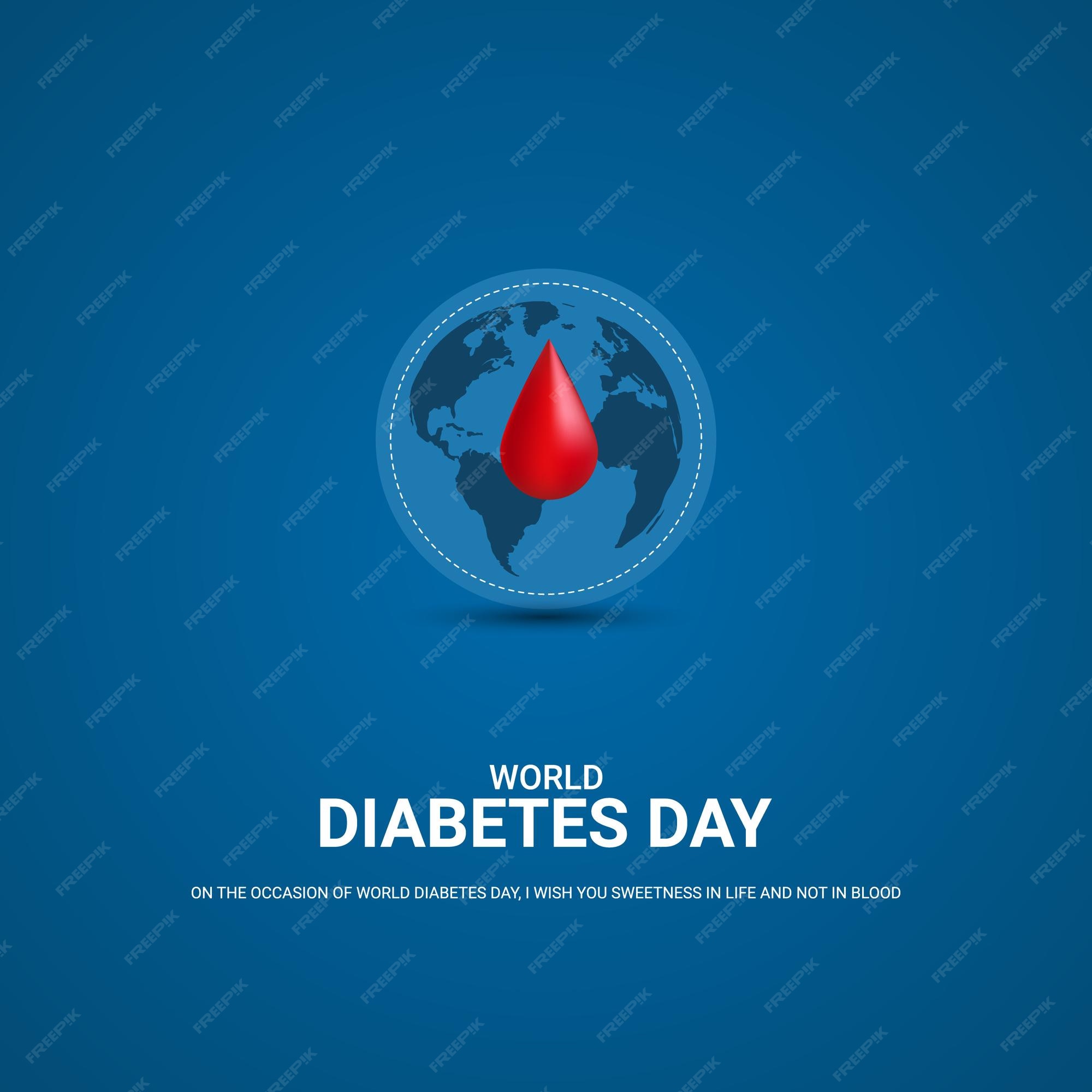 Premium Vector World Diabetes Day Creative Ads