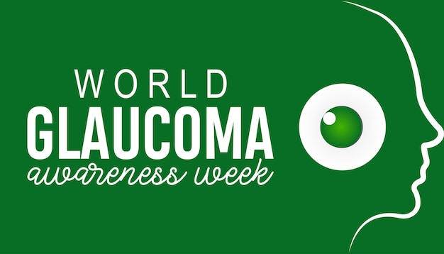 Premium Vector World Glaucoma Awareness Week Is Observed Every Year