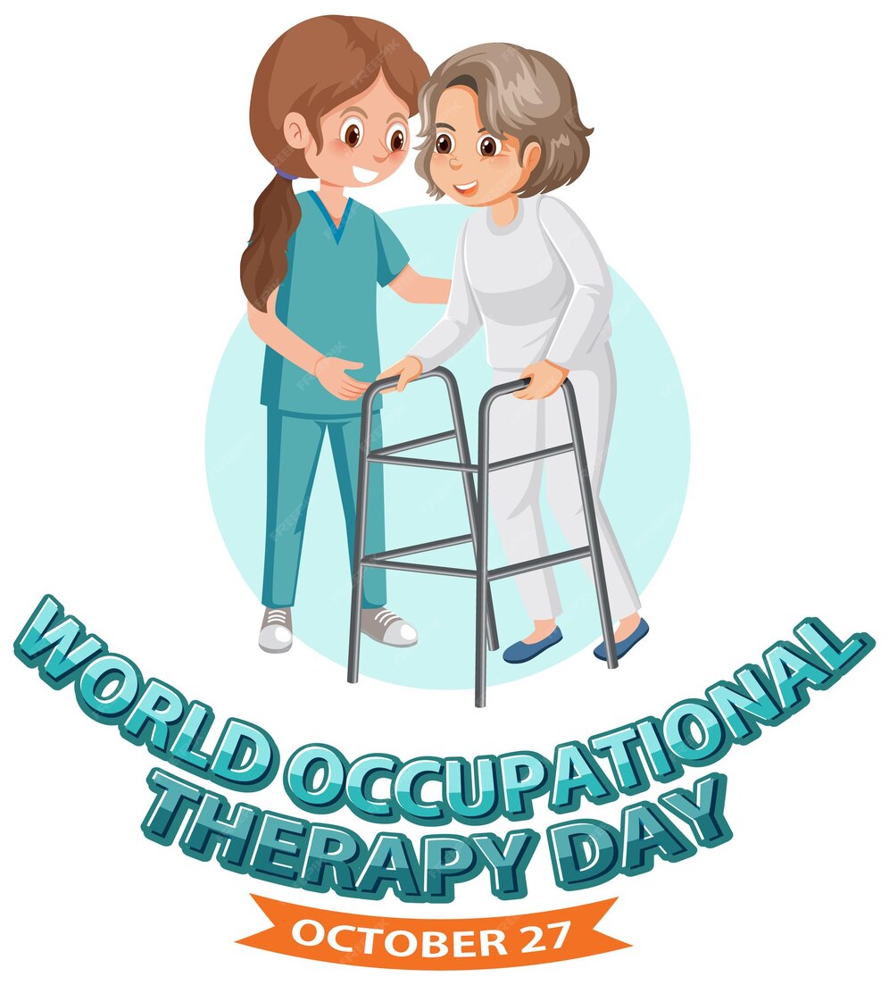 Premium Vector World Occupational Therapy Day Banner Design