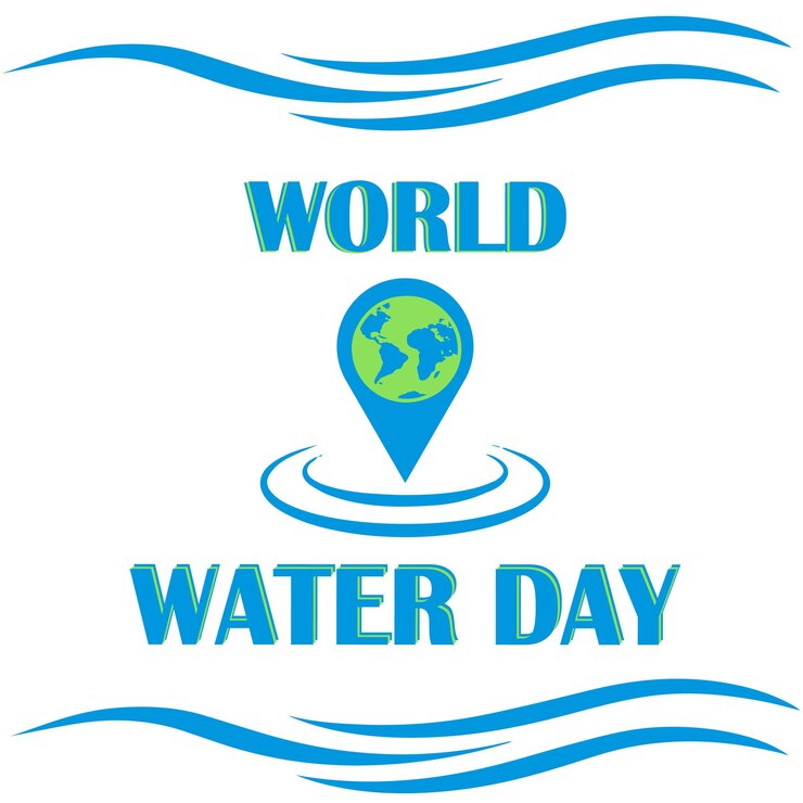 Premium Vector World Water Day Poster Design