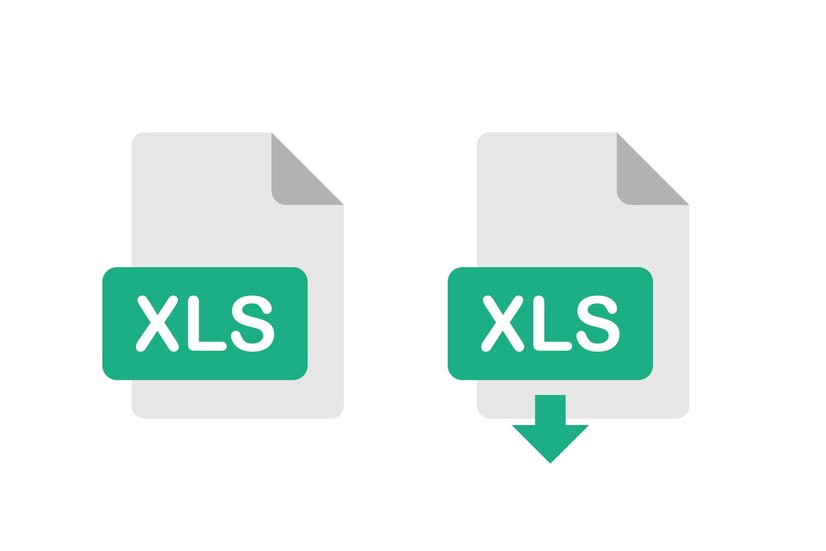 Premium Vector | Xls file format download xls file sign with arrow set ... Premium Vector | Xls file format download xls file sign with arrow set ...