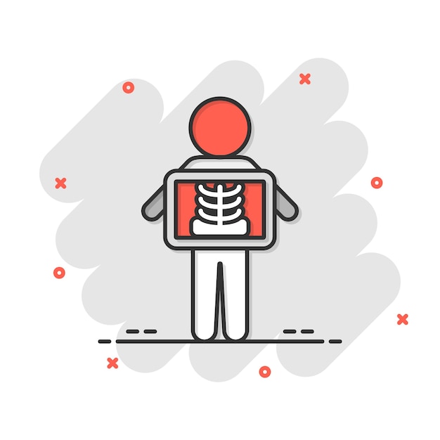 Premium Vector | Xray icon in comic style Radiology cartoon vector ... Premium Vector | Xray icon in comic style Radiology cartoon vector ...