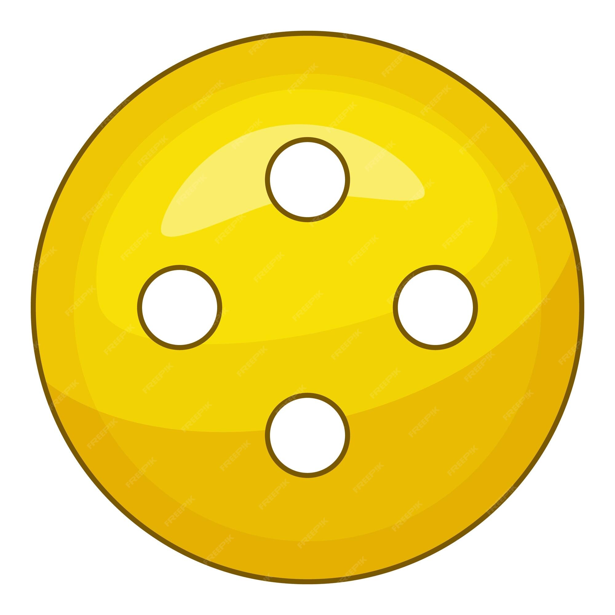 Premium Vector | Yellow cloth button icon Cartoon illustration of ... Premium Vector | Yellow cloth button icon Cartoon illustration of ...