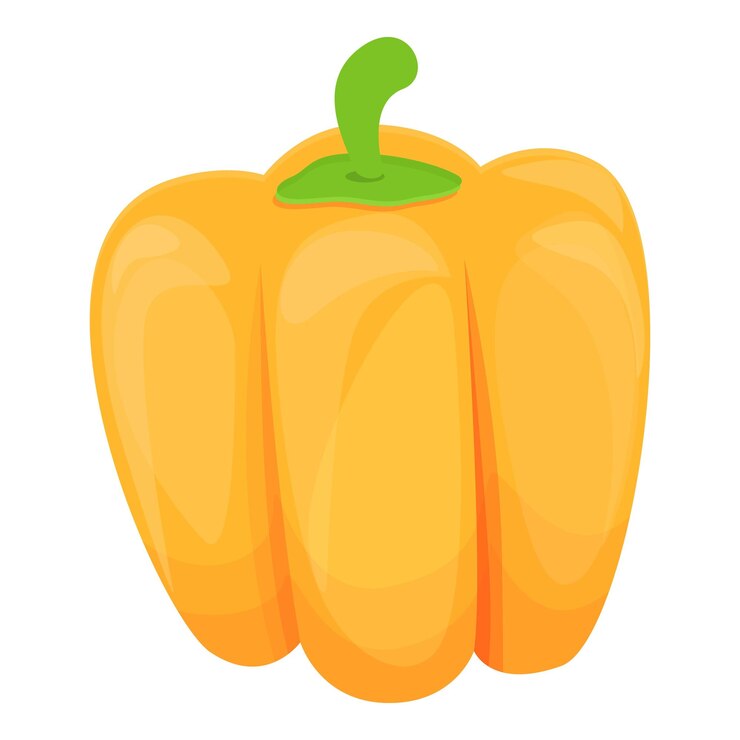Premium Vector | Yellow paprica icon cartoon of yellow paprica vector ... Premium Vector | Yellow paprica icon cartoon of yellow paprica vector ...