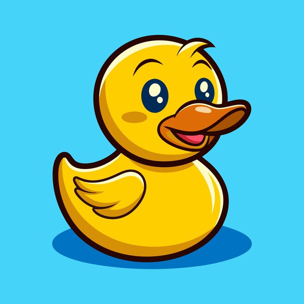 Yellow Rubber Duck Vector Illustration Premium Ai Generated Vector