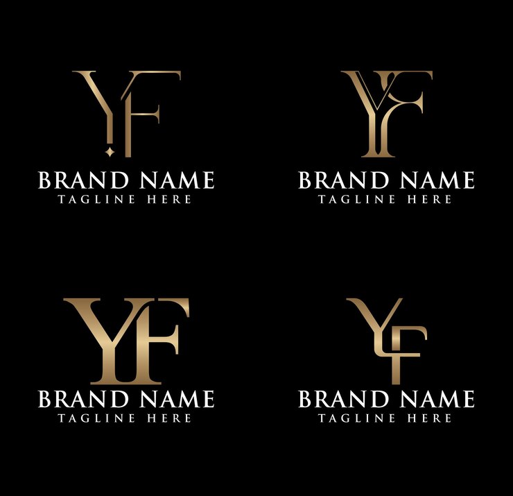Premium Vector | YF logo design Premium Vector | YF logo design