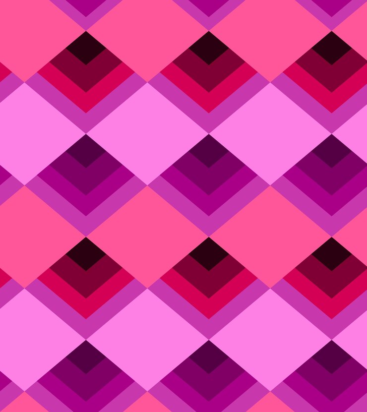 Premium Vector Zig Zag Pink And Purple Triangle Geometric Seamless