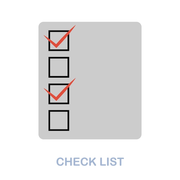 Check List Flat Icon Kolorowy Znak Elementu Z Kolekcji Narzędzi ... Check List Flat Icon Kolorowy Znak Elementu Z Kolekcji Narzędzi ...