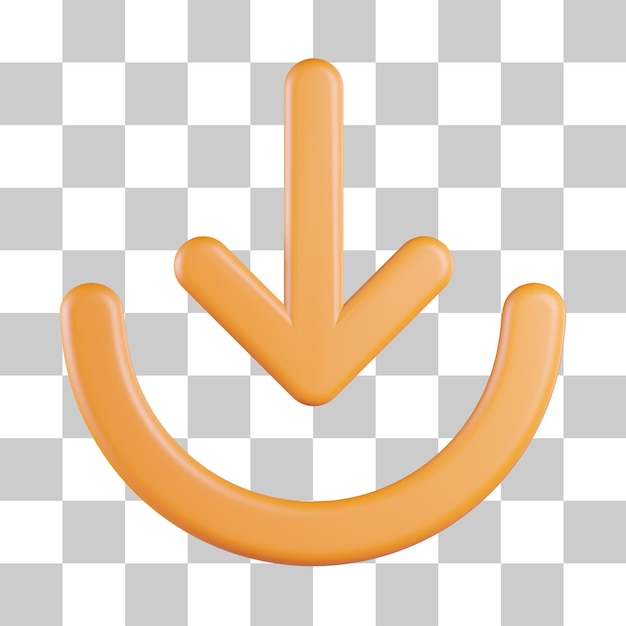 Descargar curva flecha icono 3d | Archivo PSD Premium Descargar curva flecha icono 3d | Archivo PSD Premium