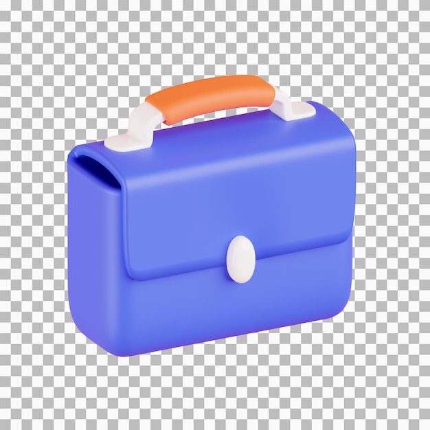 Icône 3d Porte-documents Isolé | PSD Premium Icône 3d Porte-documents Isolé | PSD Premium