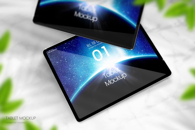 Maquette Ipad Pro 3d Sur Une Table En Marbre Blanc | PSD Premium Maquette Ipad Pro 3d Sur Une Table En Marbre Blanc | PSD Premium