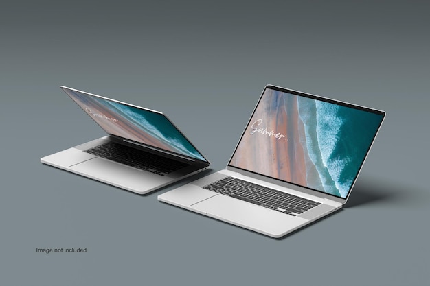 Mockup de tela de laptop pro | PSD Premium Mockup de tela de laptop pro | PSD Premium